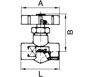 Riegler Absperrventil Messing AG G 1/4, DN 5,5 (213.11) ab 13,59 ...