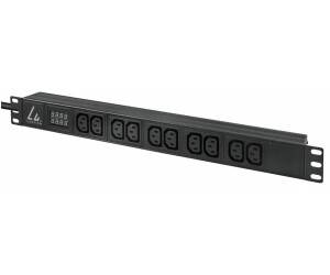 Lanview PDU Steckdosenleiste 19" 1U einphasig 10x C13 (LVR-3MIEC-AMP ...