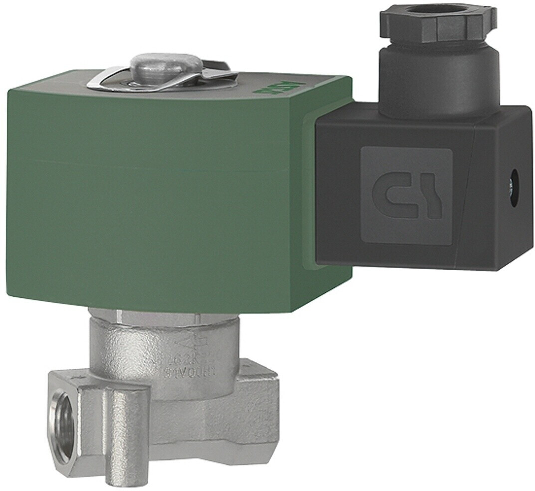 Riegler MV 121 ES-G 2/2-Wege-Magnetventil FKM, NC, 24V DC, G 1/4, PN 0 ...