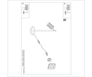 Sollux Karbon Schreibtischlampe taupe, Aluminium, 1xGU10 10W (SL.1770 ...