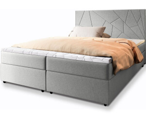 Masseno MADO Boxspringbett 140x200cm mit Bonell-Matratze und Topper ...