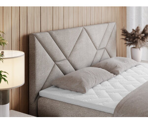 MKS Meble Neomi Boxspringbett 140x200cm, beige, H3, mit Bettkasten ...