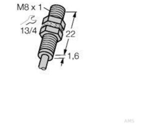 Turck BI1.5-EG08K-Y1 Induktiver Sensor 1,5mm, NAMUR, ATEX (1003600) ab ...