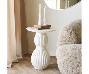 House Nordic DROP NEWTOWN Beistelltisch weiß, Ø40cm, H55cm ab 99,90 ...