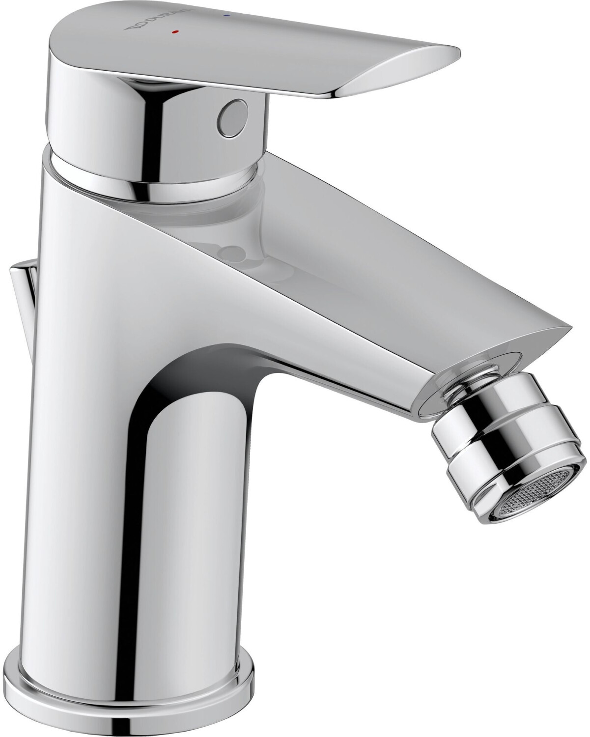 Duravit No. 1 Bidetarmatur mit Zugstangen-Ablaufgarnitur, 123mm, chrom ...