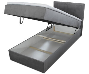 Sofnet Star Mini Boxspringbett mit Bettkasten, Bonell-Matratze und ...