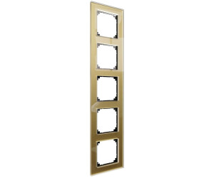 Merten M-Plan Abdeckrahmen Echtglas 5-fach gold (MEG4050-2341) ab 131 ...