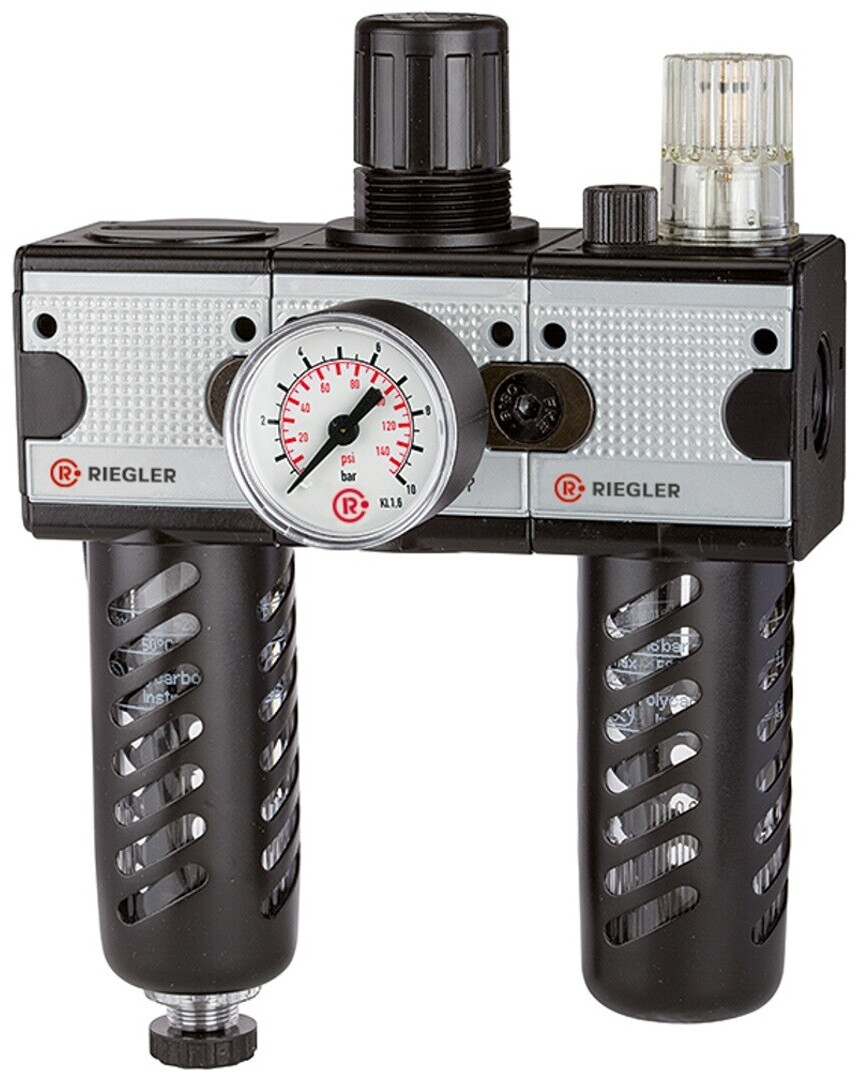 Riegler multifix Wartungseinheit 3-tlg., PC-Behälter, Schutzkorb, BG3 ...