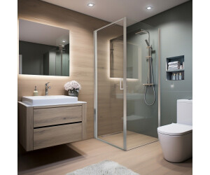 Home Deluxe Duschkabine LIVIA 100x195cm, Chrom, ESG 6mm (LIVIA) ab 329 ...