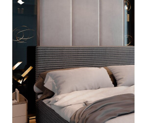 Masseno Pisa Boxspringbett 180x200cm mit Bonell-Matratze und Topper ...