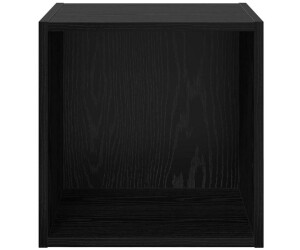 vidaXL Wandregal 2er-Set schwarz Eichen-Optik 37x37x37cm (875077) ab 50 ...
