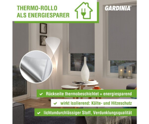 Gardinia EasyFix Rollo Thermo Verdunklungsrollo, schiefergrau ...