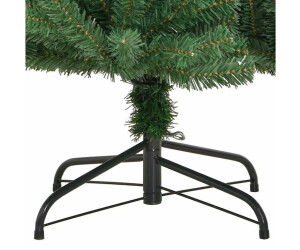 vidaXL Künstlicher klappbarer Weihnachtsbaum 150 LEDs grün 120cm ...
