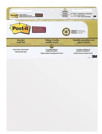 Post-it Meeting Chart Flipchartblock blanko 63,5x76,2cm, 30 Bl. (559RP ...