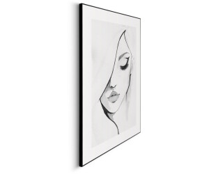 Reinders Female Bild mit Rahmen, schwarz/weiß, MDF, 50x70cm (32959354-0 ...