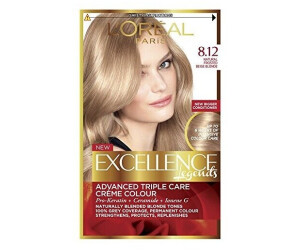 L'Oréal Excellence Creme Haarfarbe 8.12 Natural Frosted Beige Blonde (8 ...