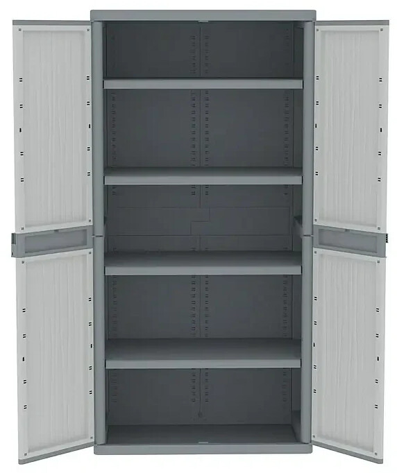 Terry Jumbo 2900 UW 2-türiger Schrank 4 verstellbare Einlegeböden ...