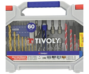 Tivoly Ranger Bohrer- und Bit-Set, Multi-Material, 60-teilig ...