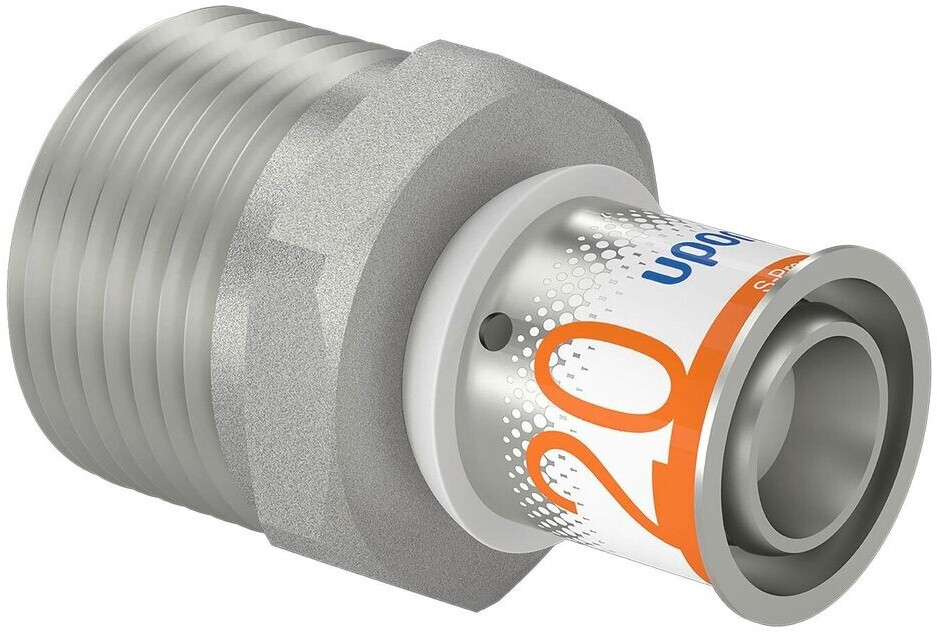 Uponor S-Press Plus Übergangsnippel Messing, verzinnt 20mm x R 1 ...