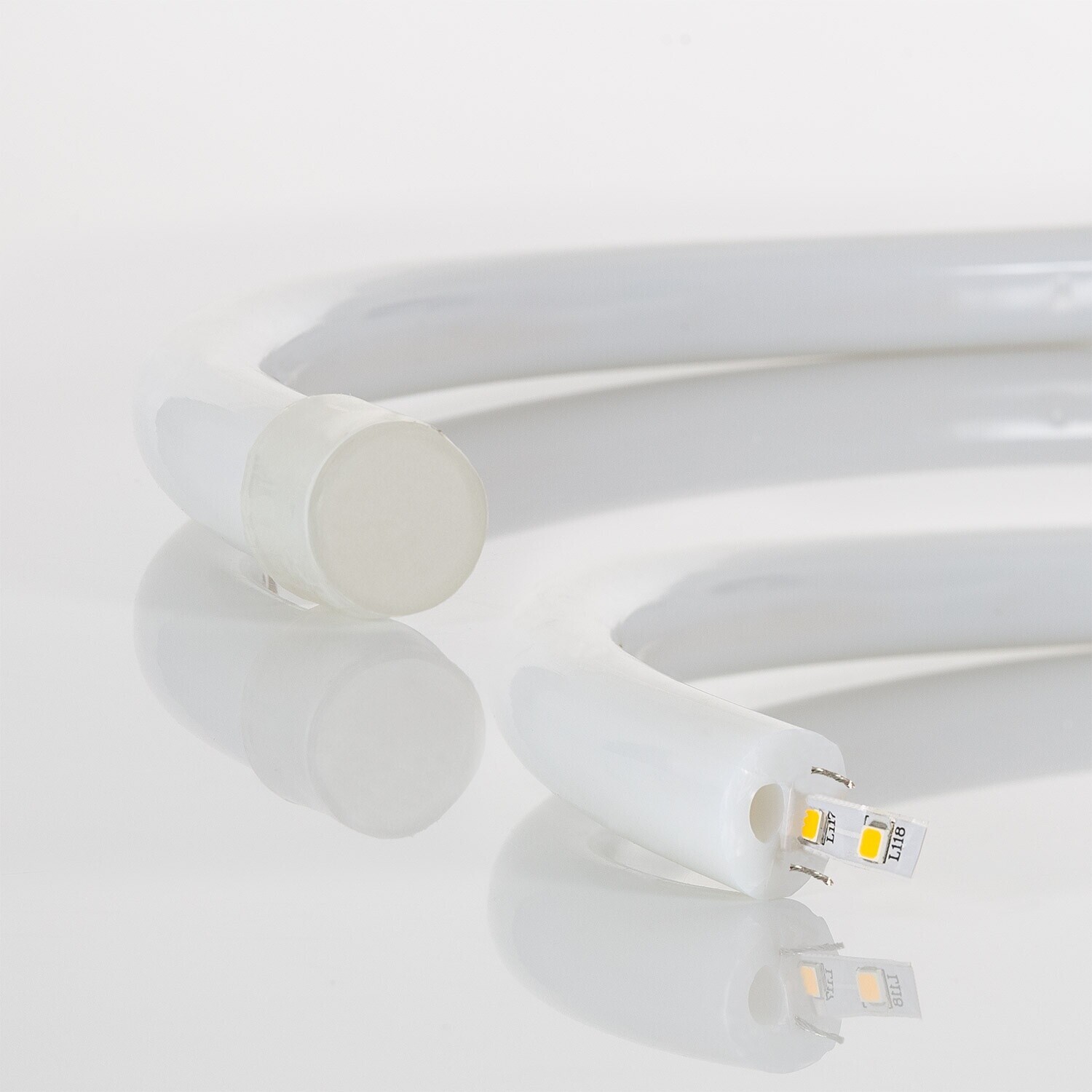 LEDKIA LIGHTING Ruban Néon LED dimmable 220V, circulaire 360°, rose ...