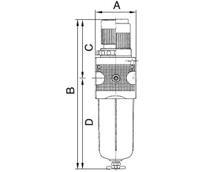 Riegler Filterregler multifix mit Manometer, BG3, G1/2", 0,5-10bar (C ...