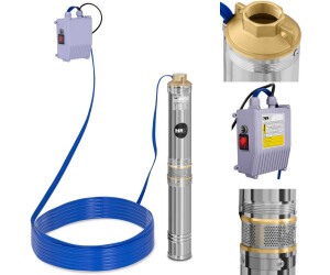 MSW Tiefbrunnenpumpe 6000l/h 370W 43m Edelstahl (MSW-SPP44-037) ab 98 ...