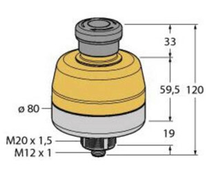 Turck Not-Aus-Taster beleuchtet (SSA-EB1PL-12ECQ8) ab 315,77 ...