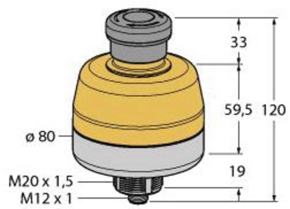 Turck Not-Aus-Taster beleuchtet (SSA-EB1PL-12ECQ8) ab 315,77 ...