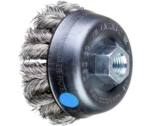Pferd Topfbürste POS TBG 80/M14 CT INOX, gezopft, Ø80mm, Draht 0,35mm ...
