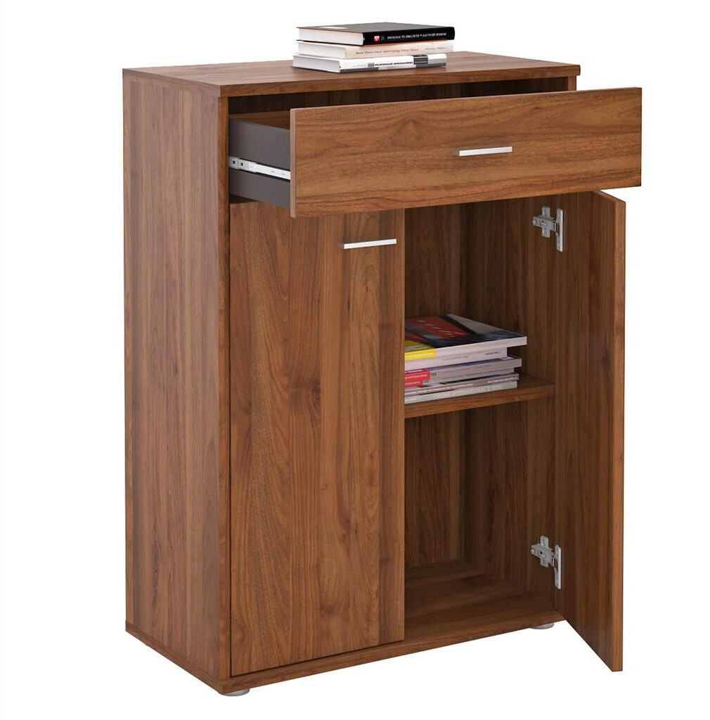 Caro Möbel Kommode Tommy 2 Türen, Nussbaum, 60x84x30cm ab 79,95 ...