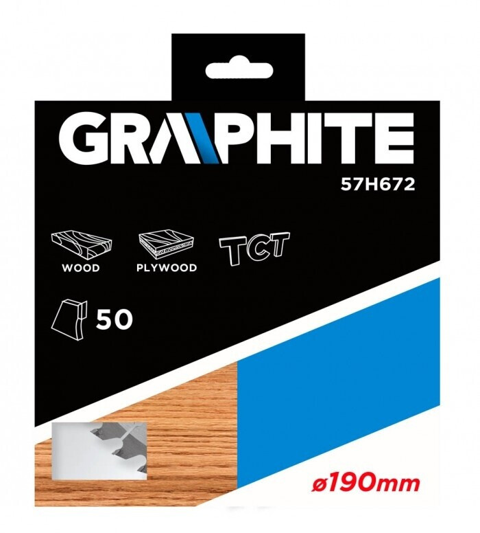 Graphite Kreissägeblatt 190x30mm, 50 Zähne, 3,2mm (57H672) ab 24,90 ...