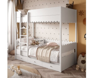 Lookway Babushka Etagenbett 90x200cm, weiß, Holzwerkstoff (800001542725 ...