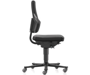 Bimos Nexxit Arbeitsdrehstuhl Kunstleder schwarz, Rollen, Griff grau ...
