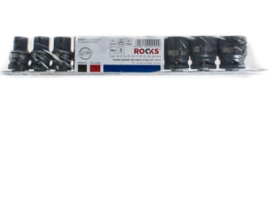 ROOKS Schlagsteckschlüsseleinsätze-Satz 6-kant 1/2" 10-teilig (OK-01. ...