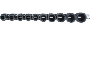 ROOKS Schlagsteckschlüsseleinsätze-Satz 6-kant 1/2" 10-teilig (OK-01. ...