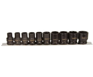 ROOKS Schlagsteckschlüsseleinsätze-Satz 6-kant 1/2" 10-teilig (OK-01. ...