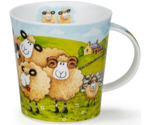 Dunoon Tasse „Follow Me, Follow Ewe" Jumbo Knochenporzellan 0,48l (CA ...