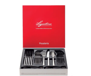 Lagostina Dalia Servizio Posate 24 pezzi, Acciaio Inox 18/10 a € 52,21 ...