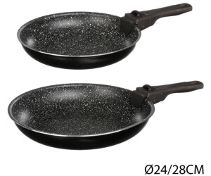 JJA Pfannen-Set 2-teilig mit abnehmbarem Griff, 24/28cm (135111) ab 33 ...