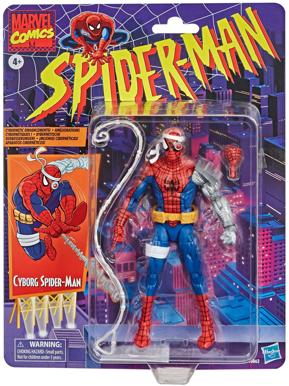Marvel Legends Series Retro Collection Cyborg Spider-Man Actionfigur ...
