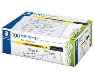 Staedtler Noris Writing Pen schwarz, Schulbox 100 Stück (307-9 C100) ab ...