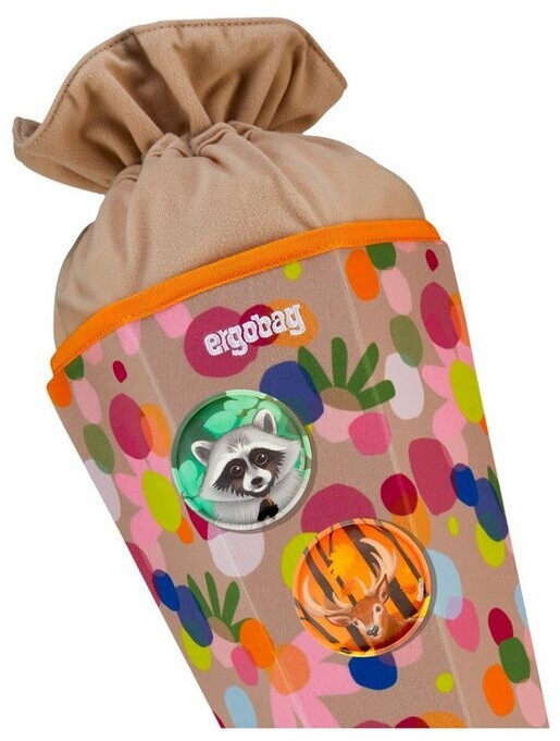 ergobag ExBärdition Schultüte mit Kordelzug, 2-in-1, oliv (00121-90392 ...