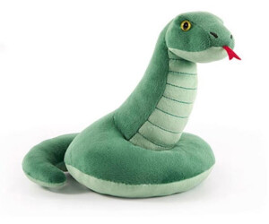The Noble Collection Slytherin Schlangen-Maskottchen Plüschfigur, 15cm ...