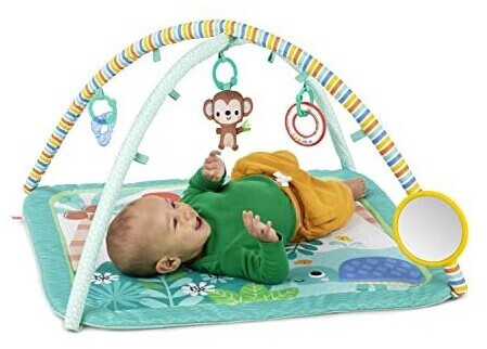 Bright Starts Palm Party Spielmatte mit Spielbogen, 4 Spielzeuge (12812 ...