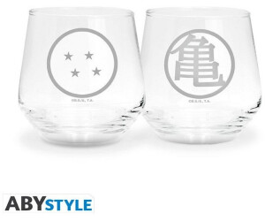 ABYstyle Dragon Ball Z Whisky-Gläser-Set 2-tlg., Glas, 300ml (ABYVER287 ...