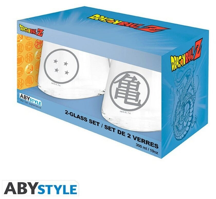ABYstyle Dragon Ball Z Whisky-Gläser-Set 2-tlg., Glas, 300ml (ABYVER287 ...