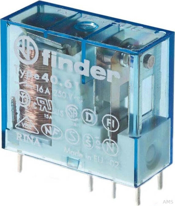 Finder Relais 40.61 1 Schließer 16A 12V DC (406170121320) ab 34,70 ...