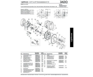 Ideal Standard JADO Thermostatgriff Innenteil, chrom (A860821AA) ab 58 ...