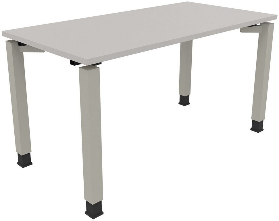 Soennecken Schreibtisch Vierfuß Quadratrohr 140x70cm höhenverstellbar ...
