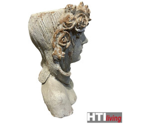 HTI-Living Pflanzgefäß Apollon Büste Aphrodite Gartendeko Antike ab 69 ...
